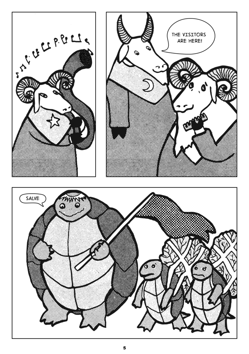 Goat Comic – A Note On a Rainy Night